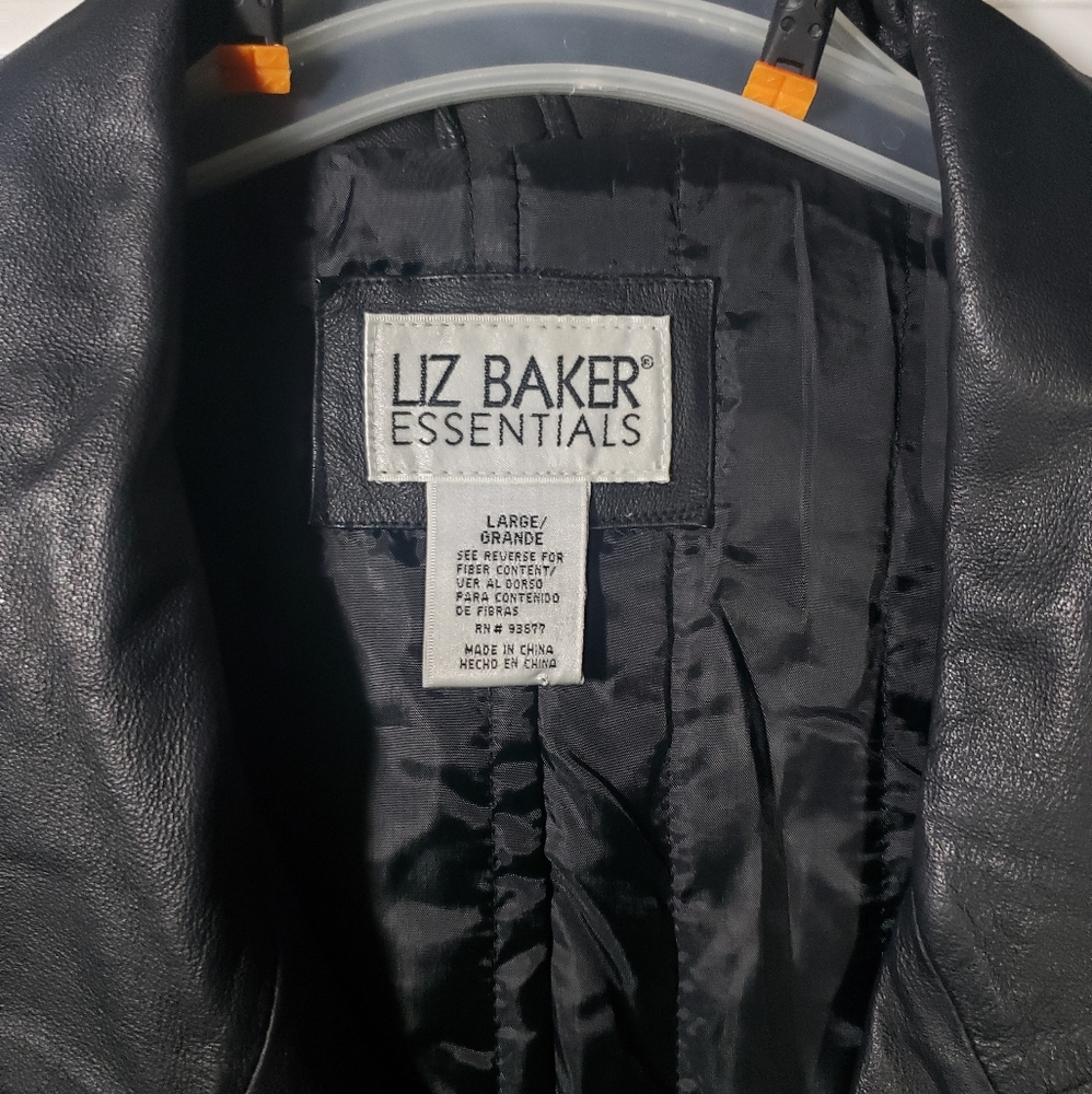 Liz Baker Essentials Leather Trench Coat - Gem